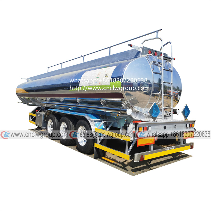 SASO verified 2 axle 40000 liter mirror surface aluminum alloy fuel ...